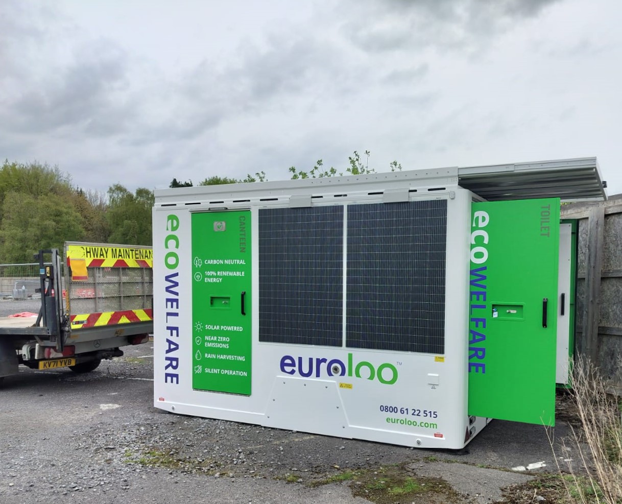 12ft Single Toilet ecowelfare - euroloo Welfare Unit Hire