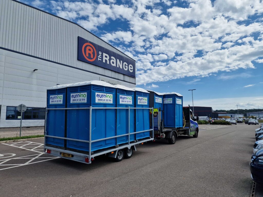 Customer toilets for The Range store - sustainable. toilets. welfare 🚽🚻