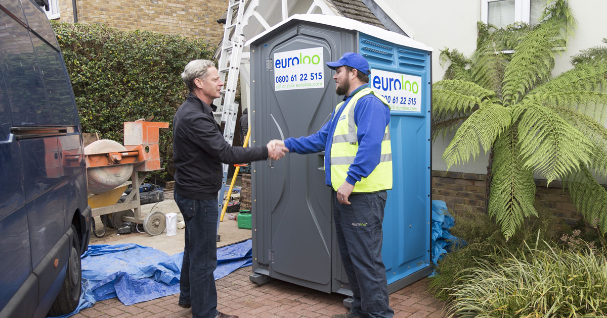 euroloo deliver portable toilets to Wickford